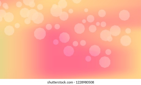 Pink Peach Gradient Background Light Blurry Stock Vector (Royalty Free ...