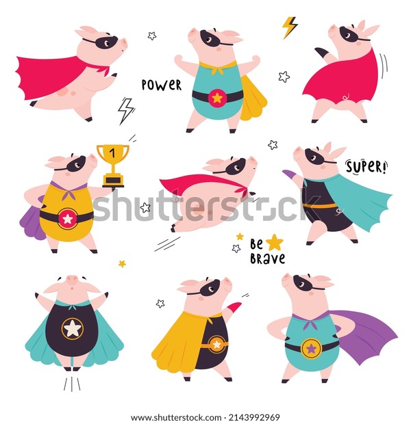 689 Superhero Pig Images, Stock Photos & Vectors | Shutterstock