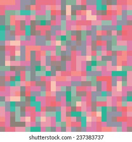 Pink Pixel Art Style Vector Background Stock Vector (Royalty Free ...