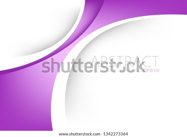 Pink Purple Curve Line Vector Background Stock Vector (Royalty Free ...