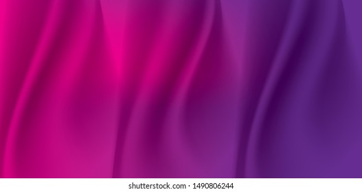Pink Purple Gradient Silk Fabric Background Stock Vector (Royalty Free ...