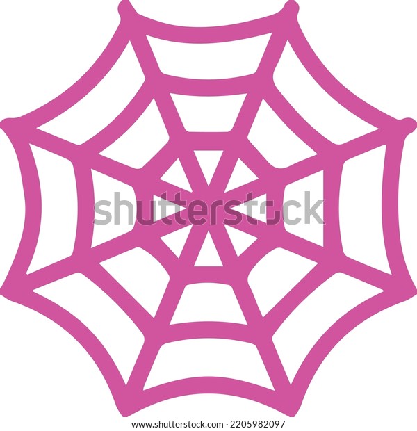 Pink Purple Spider Web Image Stock Vector (Royalty Free) 2205982097 ...