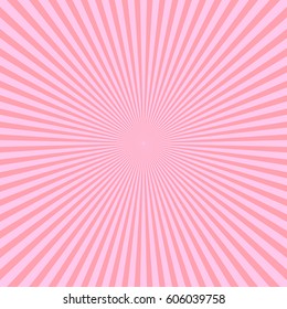 Pink Sun Rays Vector Background Stock Vector (Royalty Free) 1890996691