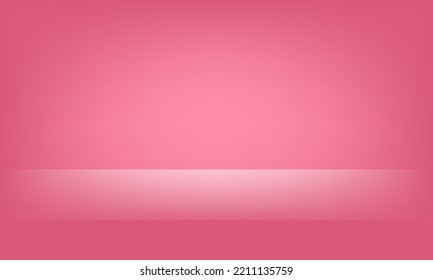 Pink Room Empty Background Exhibition Stock Vector (Royalty Free ...