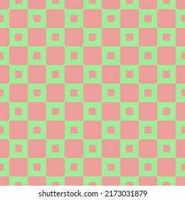Pink Rounded Square Check Seamless Pattern Stock Vector (Royalty Free ...