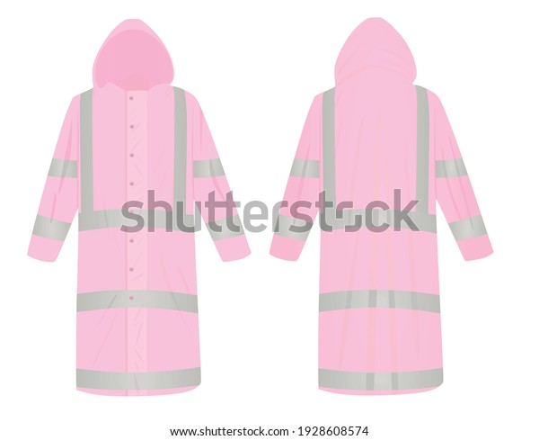 Pink Safety Jacket Vector Illustration Stock Vector (Royalty Free ...