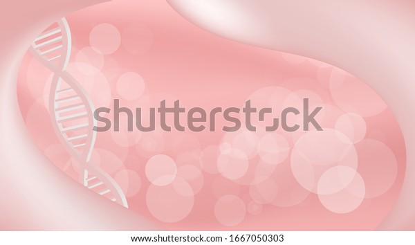 Pink Scientific Concept Background Copy Space Stock Vector (Royalty ...