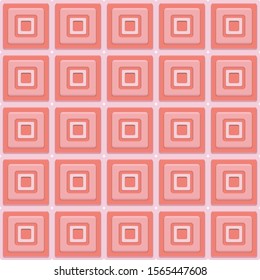 Pink Squares Rounded Corners Abstract Background Stock Vector (Royalty ...