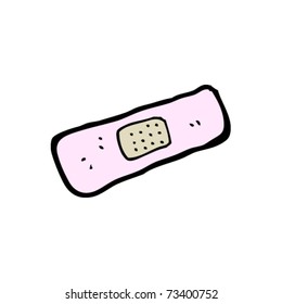 Pink Sticking Plaster Cartoon Stock Vector (Royalty Free) 73400752 ...
