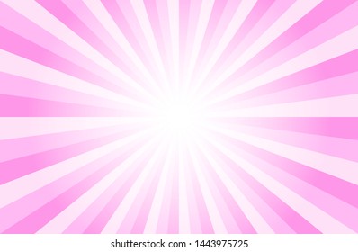 Sunlight Glow Horizontal Background Pink Color: เวกเตอร์สต็อก (ปลอดค่า ...