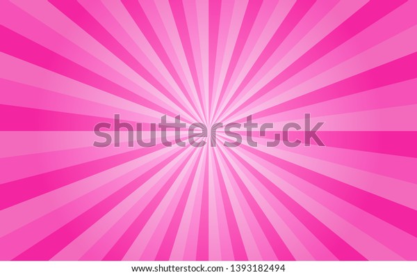 Pink Sunshine Vector Background Abstract Sunburst Stock Vector (Royalty ...