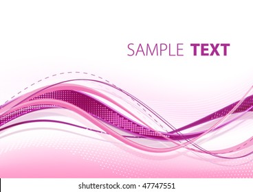 Pink Template Vector Stock Vector (Royalty Free) 47747551