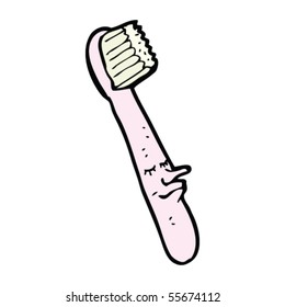Pink Toothbrush Cartoon Stock Vector (Royalty Free) 55674112 | Shutterstock