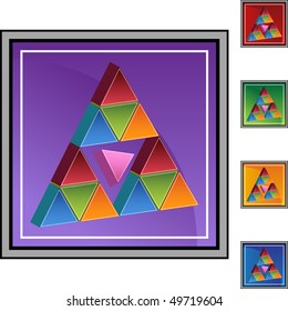 Pink Triangle Stock Vector (Royalty Free) 49719604 | Shutterstock