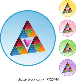 Pink Triangle Stock Vector (Royalty Free) 49723444 | Shutterstock