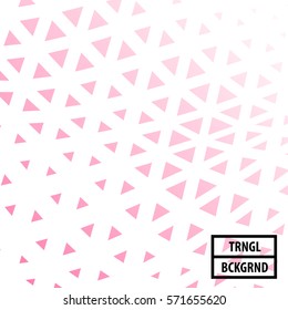 Pink Triangle Design Background Eps10 Vector Stock Vector (Royalty Free ...