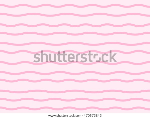 Pink Wavy Line Background Vector Illustration Stock Vector (Royalty ...