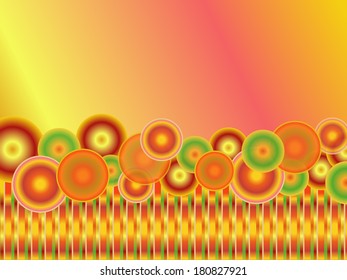 Pink Yellow Abstract Vector Background Illustration Stock Vector ...