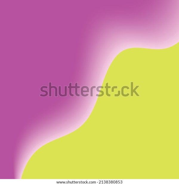 Pink Yellow Wave Blend Color Background Stock Vector (Royalty Free ...