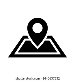 Pinned Map Location Icon Map Pin Stock Vector (Royalty Free) 1440637532 ...