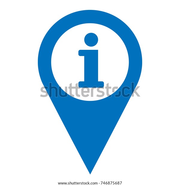 Pinpoint Information Point Map Point Isolated : image vectorielle de ...