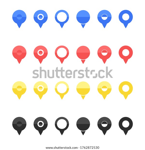 Pins Map Location Symbol Geo Symbol Stock Vector (Royalty Free ... Pins Map Location Symbol Geo Symbol Stock Vector (Royalty Free ...