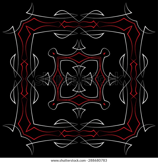 Pinstripe Graphics Cross Vinyl Ready Stock Vector (Royalty Free ...