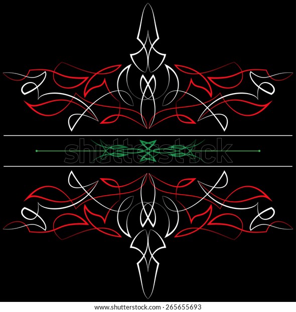 Pinstripe Graphics Vinyl Ready Vector Art Stock Vector (Royalty Free ...