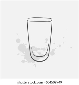 Pint Glass Vector Sketch Icon Stock Vector (Royalty Free) 604509749 ...