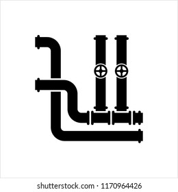 Pipe Icon Pipe Fitting Icon Water Stock Vector (Royalty Free ...