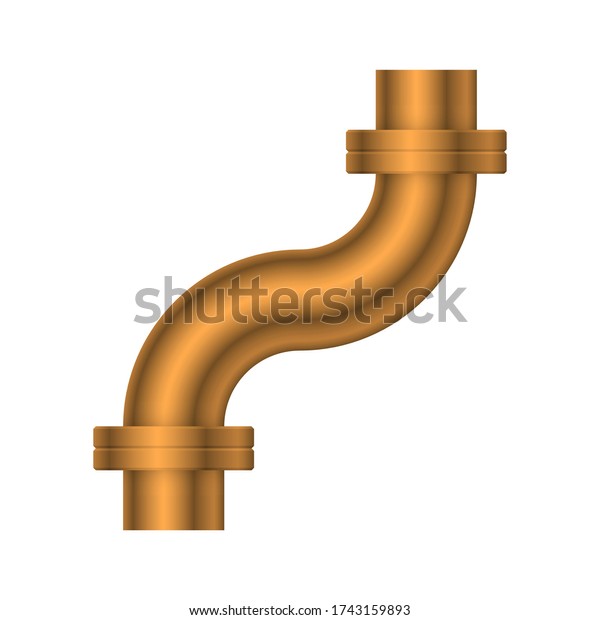 Pipe Icon Flange Fitting Pipeline Connection Stock Vector (Royalty Free ...