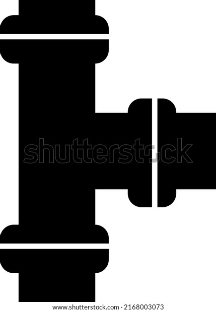 Pipe Icon Flange Fitting Pipeline Connection Stock Vector (Royalty Free ...