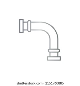 Pipe Icon Gold Gradient Stock Vector (Royalty Free) 2151760885 ...