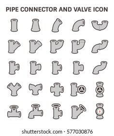 Pipe Icon Threaded Connection Type Include Stock Vector (Royalty Free ...