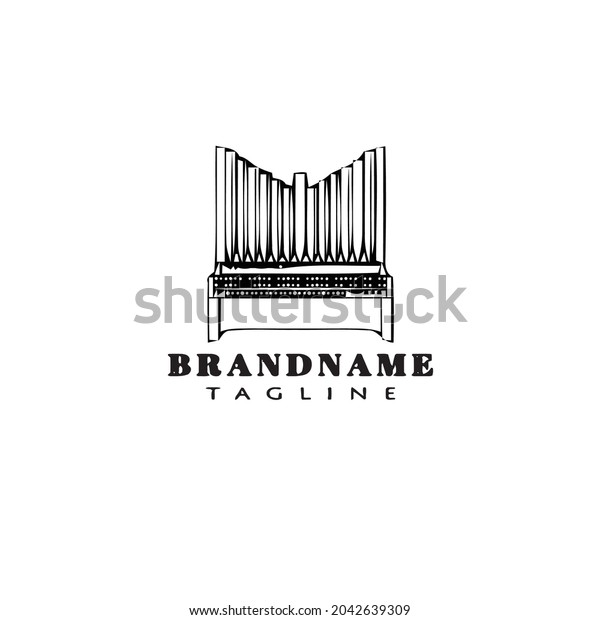Pipe Organ Logo Icon Design Modern Stock Vector (Royalty Free ...