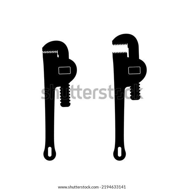 Pipe Plumbing Vector Silhouette Black Color: เวกเตอร์สต็อก (ปลอดค่า ...