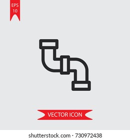 Pipe Vector Icon Illustration Symbol Stock Vector (Royalty Free ...