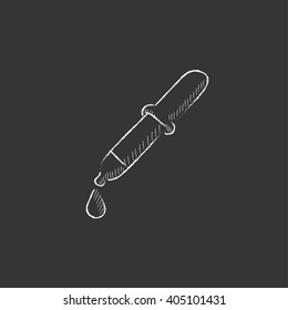 Pipette Vector Sketch Icon Isolated On Stock Vector (Royalty Free ...