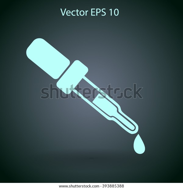 Pipette Vector Illustration Stock Vector (Royalty Free) 393885388 ...