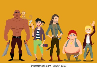 1,781 Crew Of Pirates Images, Stock Photos & Vectors | Shutterstock
