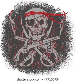 Vector Exploded Skull Splashes All Directions: stockvector (rechtenvrij ...