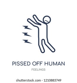Pissed Off Human Icon Pissed Off Stock Vector (Royalty Free) 1210883749 ...