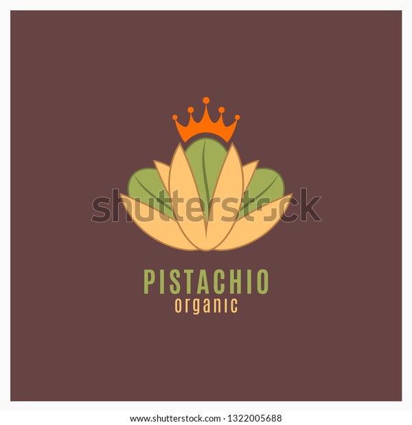 Pistachio Logo Vector Sign Stock Vector (Royalty Free) 1322005688