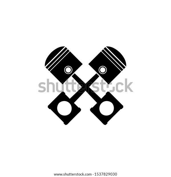 Piston Logo Design Inspiration Vector Illustration Stock Vector ...