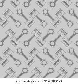 Piston Pattern Seamless Motorcycle Club Background Stock Vector ...