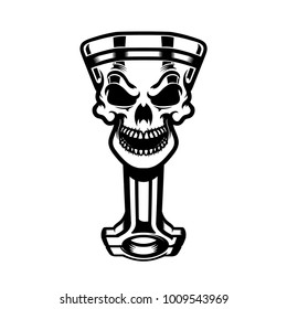 Piston Skull Illustration Stock Vector (Royalty Free) 1009543969 ...