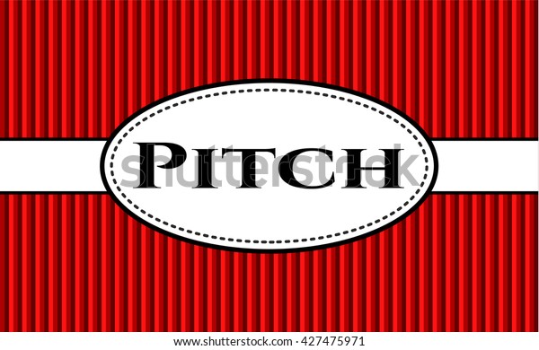 Pitch Poster Banner Stock Vector (Royalty Free) 427475971 | Shutterstock