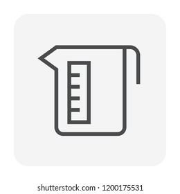 Pitcher Icon Cooking Design Editable Stroke Stock Vector (Royalty Free ...