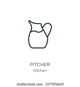4,422 Pitcher Outline Icon Images, Stock Photos & Vectors | Shutterstock