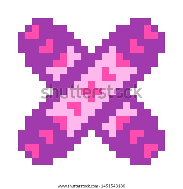 Pixel Art 8 Bit Adhesive Bandage 스톡 벡터(로열티 프리) 1451543180 | Shutterstock